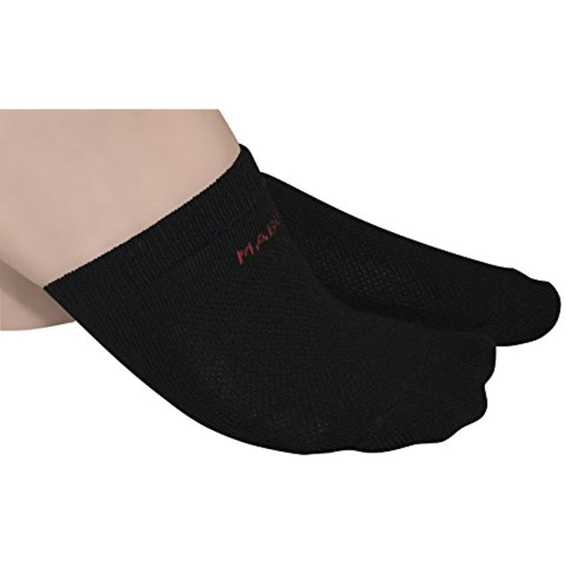 MABUA Black Women Seamless Toe Topper Liner Socks 8 Pairs.– ZAVBE